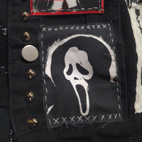 Scream Punk Patch Metal Patch - Etsy