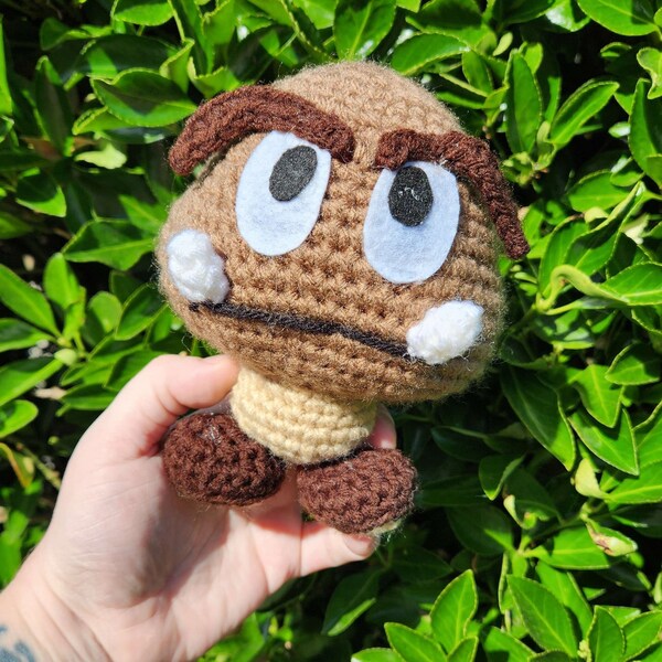 CROCHET PATTERN - Goomba Super Mario Bros - PDF File- English, French ...