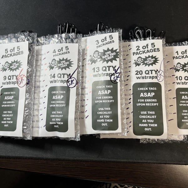 MUSIC Bag Tag Musical Notes Treble Clef Bass Clef Personalized for the ...