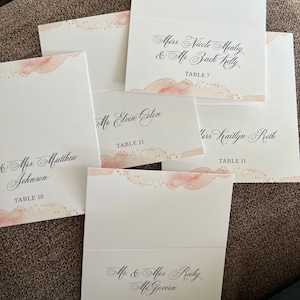 Place Cards Printed Wedding Name Cards Wedding Place Names | Etsy