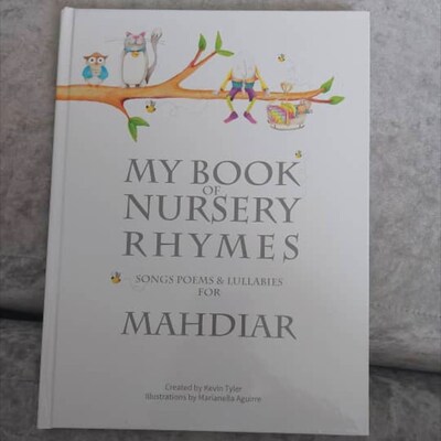 Personalised Nursery Rhyme & Poems Keepsake Book for Newborns and ...