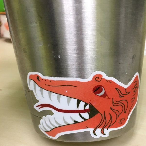 Triple Headed Dragon Dagger Pin - Etsy