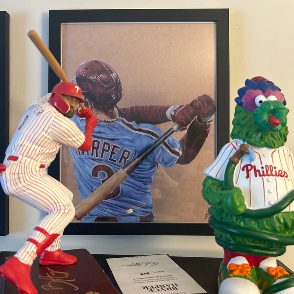 Bryce Harper Colored Pencil Illustration PRINT - Etsy