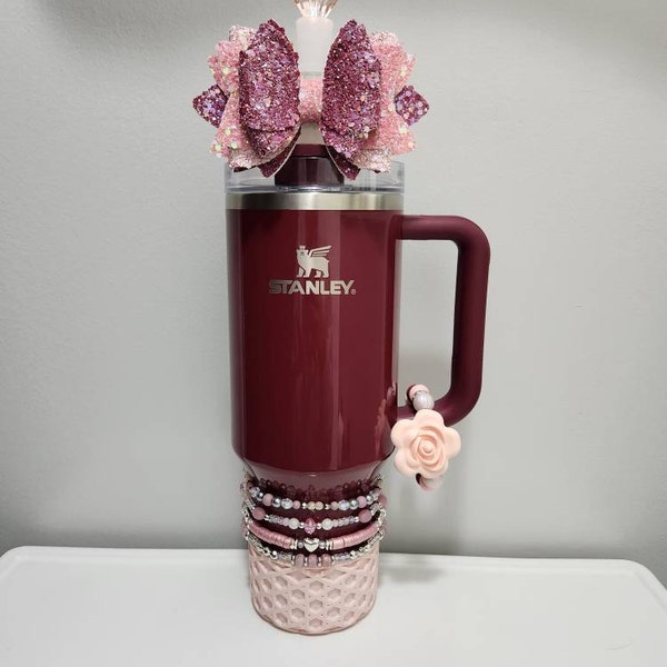 Deep Purple Stanley Bracelet Stack Accessories Purple With Teal - Etsy