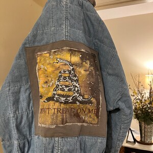 CUSTOM Embroidery Patch for Back of Denim Jacket DEPOSIT - Etsy