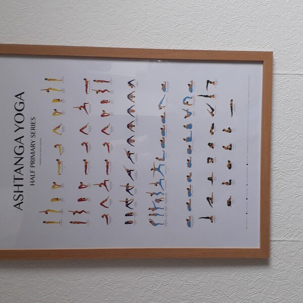 Detailed Ashtanga Primary Series-digital File-yoga Cheat Sheet-yoga ...