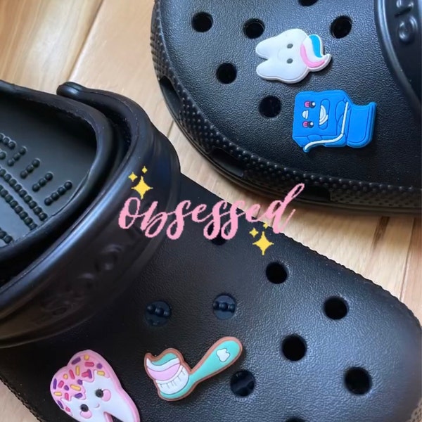 Dental Themed Shoe Charms. Teeth Charms. Tooth Charms. Dental Hygienist ...