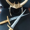 Wearable Loki Horns and Dagger From Marvel TV Show 3dprinted - Etsy