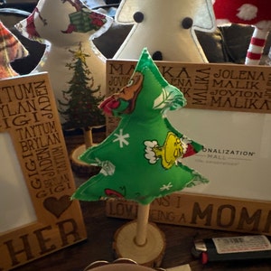 Cow Print Fabric Tree, Rustic Christmas Decor, Farmhouse Christmas ...