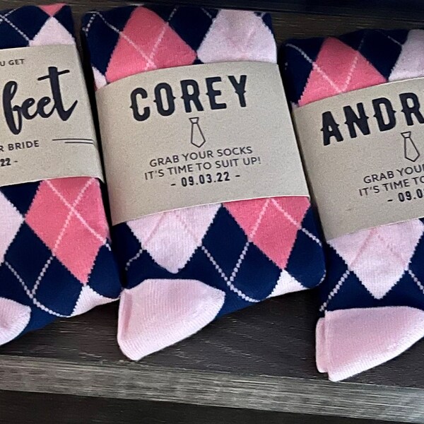 Groom Socks Gift From Bride on Wedding Day, No Cold Feet Socks With ...
