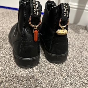 ONE Cloud With Moon or Raindrops Boot Charm, Pull Loop Charm, Shoe ...