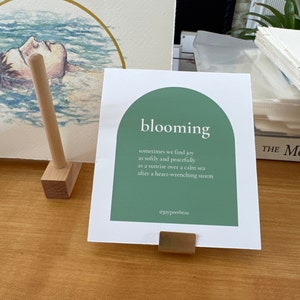 Black Walnut Wood Table Stands,name Place Card Stand, Walnut Table ...