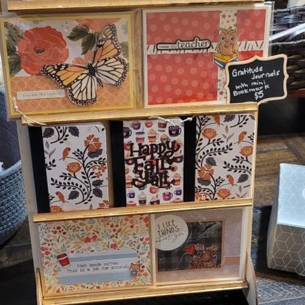 12 Slot Bookmark Display - Physical Product Display for Craft Shows - Etsy