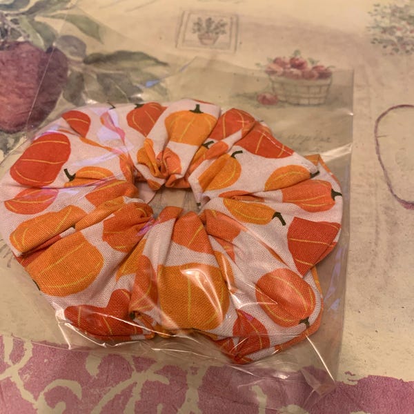 Oversize Leopard Leaves Lace Scrunchie, French Pleated Chiffon Lace ...