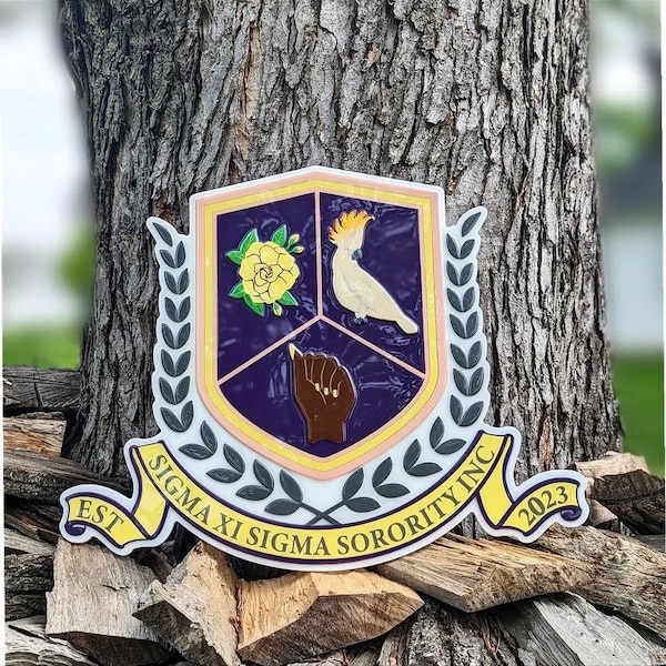 Custom Greek Shield/crest - Etsy