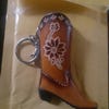 Genuine Handmade Leather Cowboy Boot Pencil Holder / Western Trail ...
