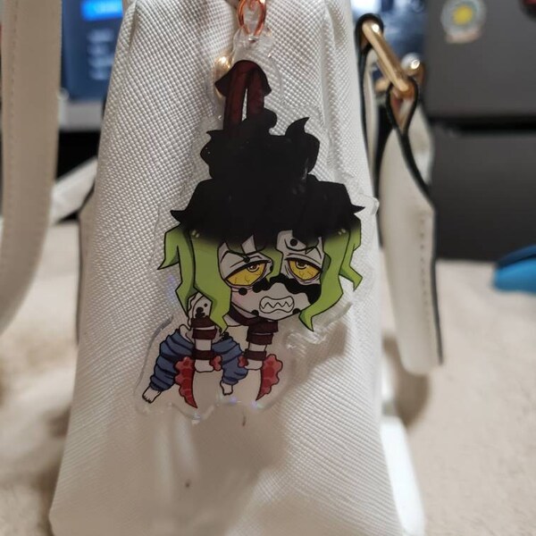 Gyutaro Acrylic Holographic Keychain - Etsy