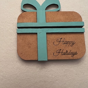 Gift Card Holder Svg, Laser Cut File, Gift Card Box Svg, Personalized ...