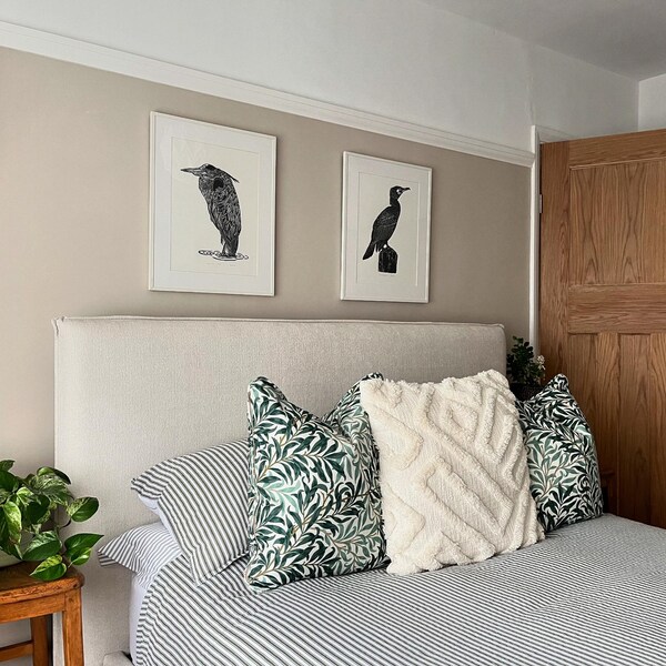 Jackdaw Linocut Original Print - Etsy