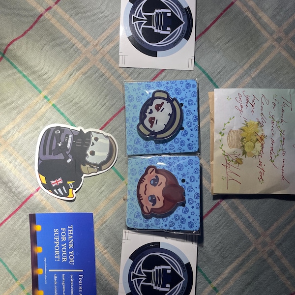 COD Soap & Ghost Chibi Acrylic Pins (full-bleed) - Etsy