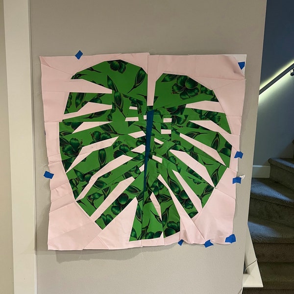 Origami Crane FPP Foundation Paper Piecing Quilting Project Block ...