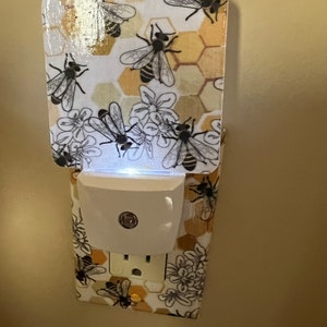 Bumble Bee Decor Light Switch Cover Bee Nursery Decor Baby - Etsy