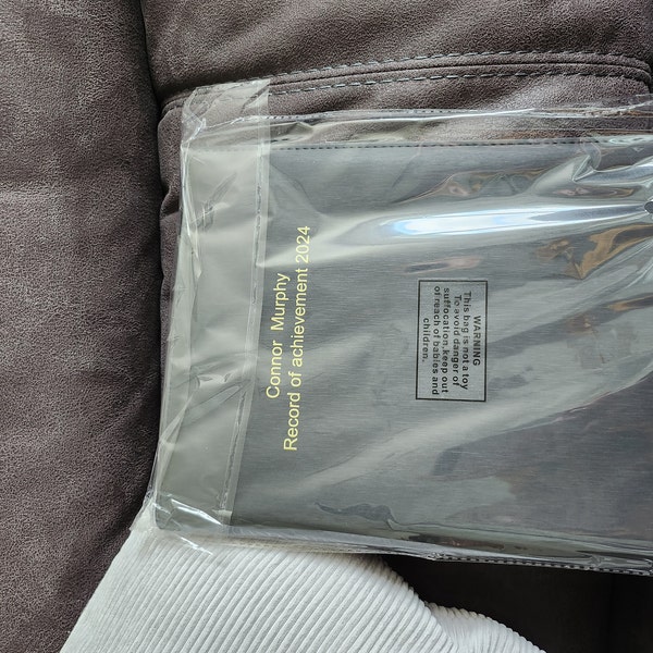 Personalised Text A4 Zipped Conference Folder Executive Portfolio ...