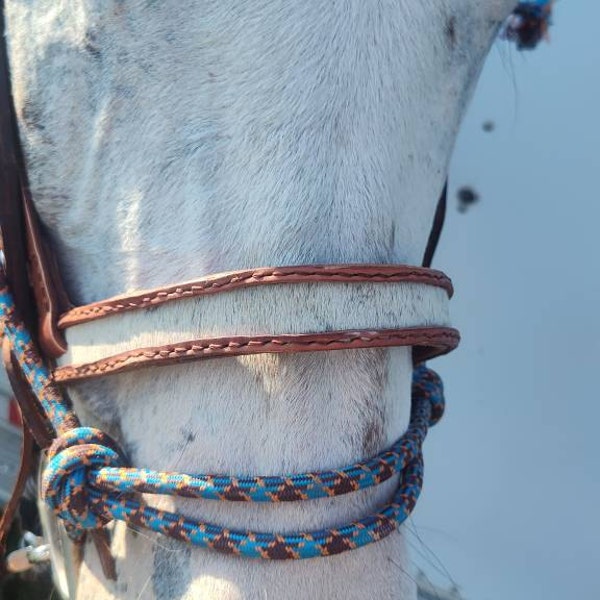 Handcrafted Aztec Rio Leather Gladiator Style Tack Set Breastcollar ...