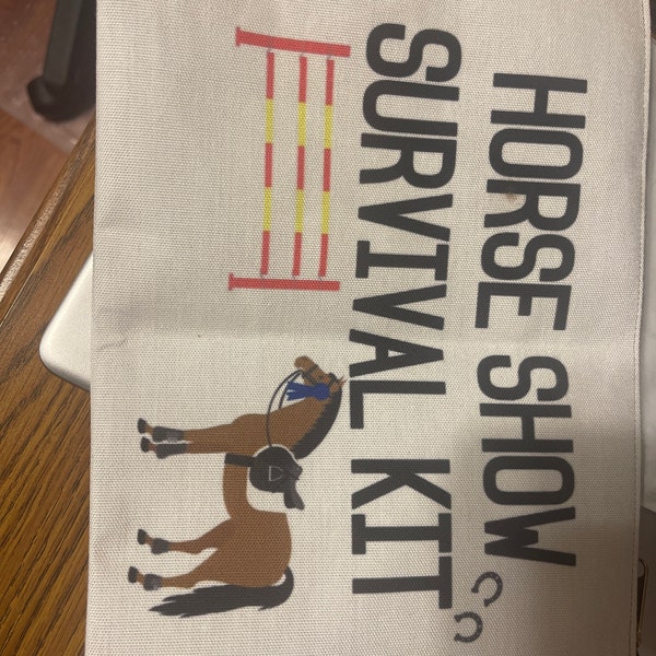 HORSE SHOW Packing Checklist Printable | Equestrian Competition ...