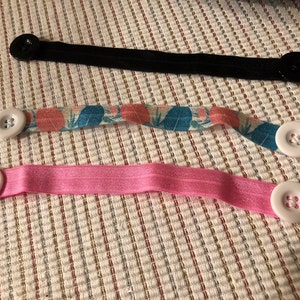 Ear Savers for Face Masks, Elastic Face Mask Extensions With Button for ...