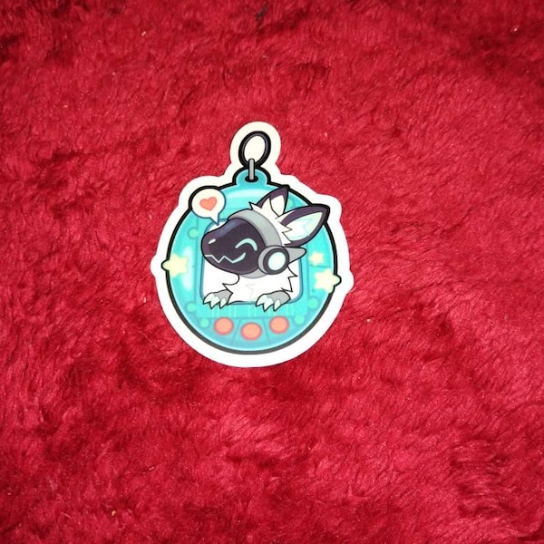 Virtual Pet Robot Sticker | Furry Protogen Tamagotchi Sticker - Etsy