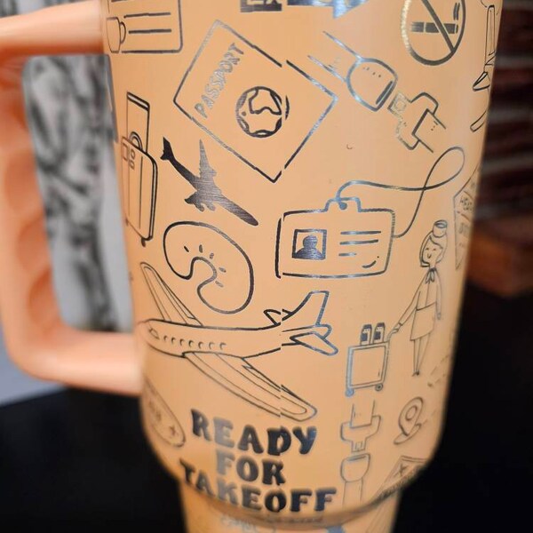 90's Throwback Laser Engraved Full Wrap Design for 40oz Tumbler ...