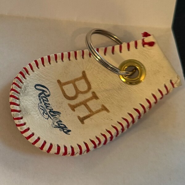 Personalized Hand Made Baseball Key Chain - Etsy