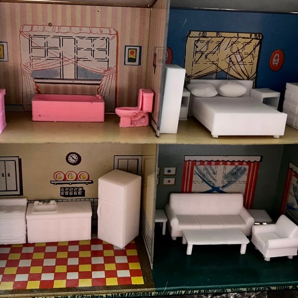 Quarter Scale Room Box Kit, 3D Printed 1/48th Scale, Dollhouse Room Box ...