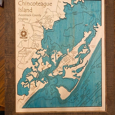 3D Key West Map Laser-etched Nautical Wooden Map of Key West Reclaimed ...