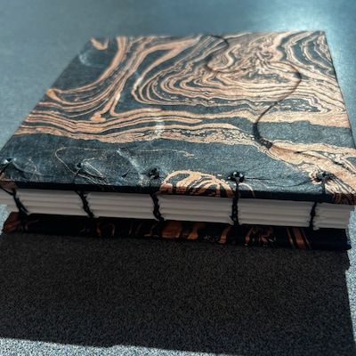 Ten Sheets, Hand Marbled Paper for Bookbinding, 9.5 X 12.5, Decorative ...