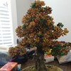Beaded Artificial Wire Oak Tree - Miniature Tree - Beaded Autumn ...