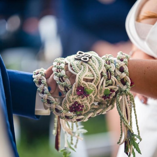 Handfasting Cord - Celtic 'nine Knots' Design - Serch Bythol - Custom ...