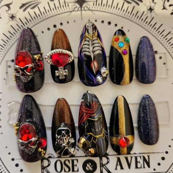 Starfall Acotar Inspired Press on Nail Set - Etsy