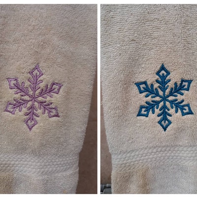 6 Snowflakes Machine Embroidery Designs SET of 6 Snowflake in Assorted ...
