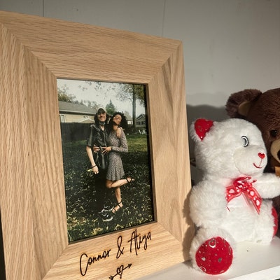 Personalised Wooden Wedding Photo Frame - Etsy