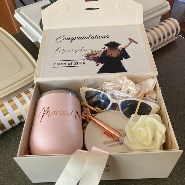 Personalized Graduation Gift Box, Class of 2024 Gift Box, Daughter Grad ...
