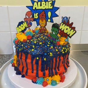 Mr Bean Themed Cake Topper Set Birthday / Personalised / - Etsy UK