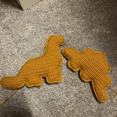 Dino Nuggets Crochet Pattern Bundle EBOOK PDF Knotmonsters Amigurumi How to Beginner Easy Simple ...