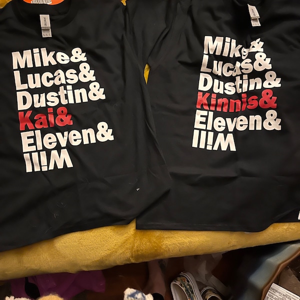 Stranger Things Custom Name Tee - Etsy