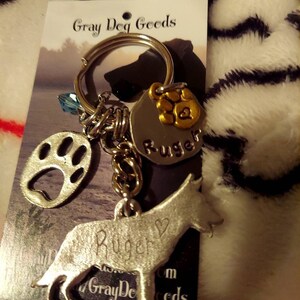 Pewter Name Plate Add-ons for Key Chains - Etsy