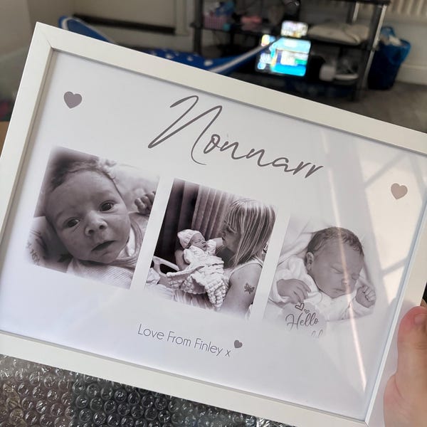 Nanny Photo Frame, Nanny, Nanna, Nan Gift & Framed Print - Etsy UK