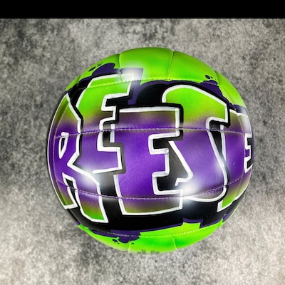 Custom Volleyball Hand Painted Ball Unique Personalized Sports Gift ...