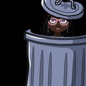 Vtuber PNG Tuber Asset GARBAGE BIN | Veadotube | Discord | Twitch ...