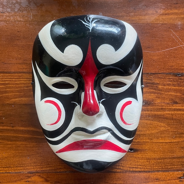 Vietnamese Traditional Hat Boi - Tuong Mask - Etsy
